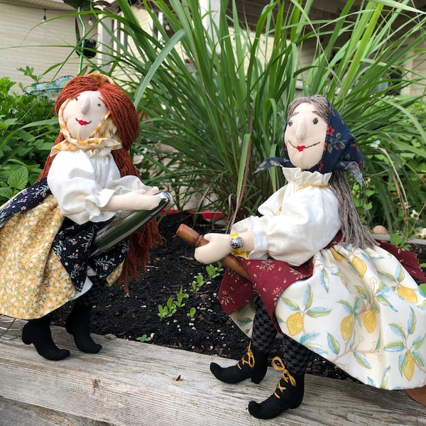 CA513E - Madame Mitzi, Kitchen Witch PDF Cloth Doll Making Sewing ...