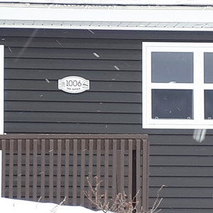 Script Address Sign MetalScript house numbersCustom house | Etsy