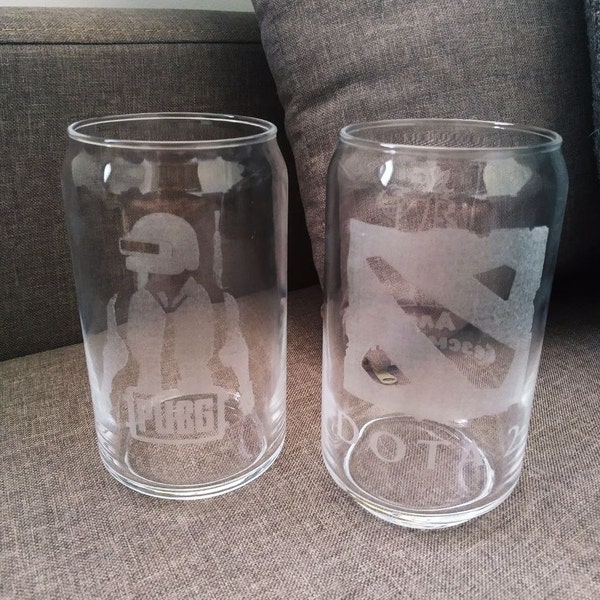 Glass for Gamer, Cybersport Beer Glass, Gift for Gamer, Beer Can Glass ...