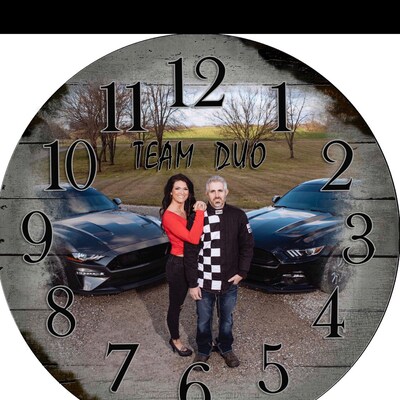 Heavy Metal Black Wall Clock 8 Sizes to Choose Made in USA - Etsy