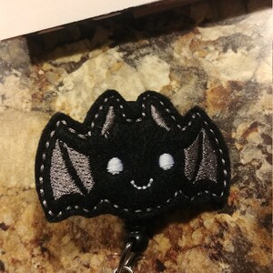 Bat Badge Reel Badge Reel Nurse Badge Reel Halloween Badge | Etsy