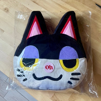 Punchy Animal Crossing Animal Villagers Punchy Cat Pillow New Leaf ...