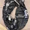 Egyptian Hieroglyphics Pattern Infinity Scarf, Circle Scarf, Loop Scarf ...