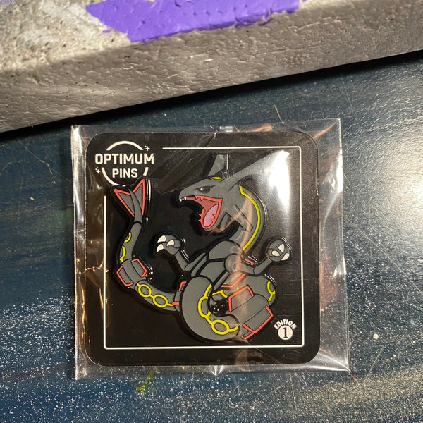 Rayquaza Pokemon Enamel Pin, Lapel Pin, Hat Pin - Etsy