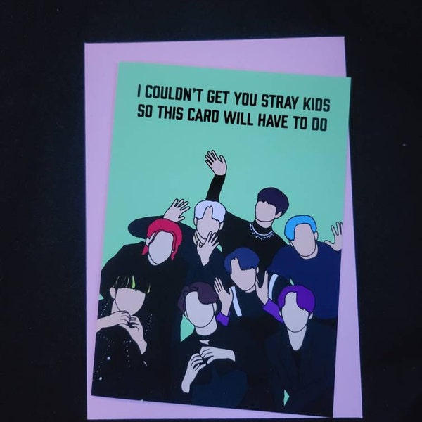 STRAY KIDS Inspired Member K-pop Greetings Cards - SKZ, Stay, K-pop ...