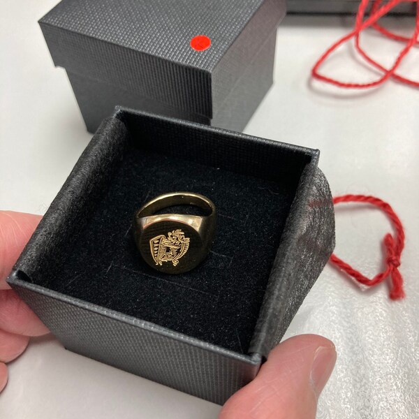 Kingsman Ring / Personalized / Signature / Engraving / Sterling Silver ...