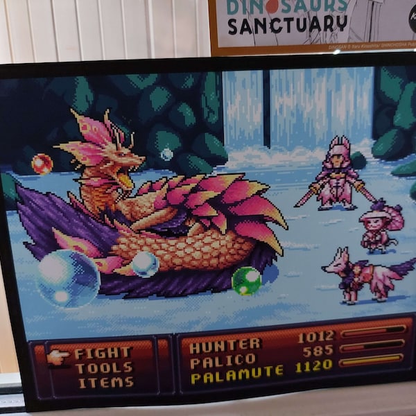 Monster Hunter Pixel Art Print: 8bit Rathalos, Zinogre, Nargacuga ...