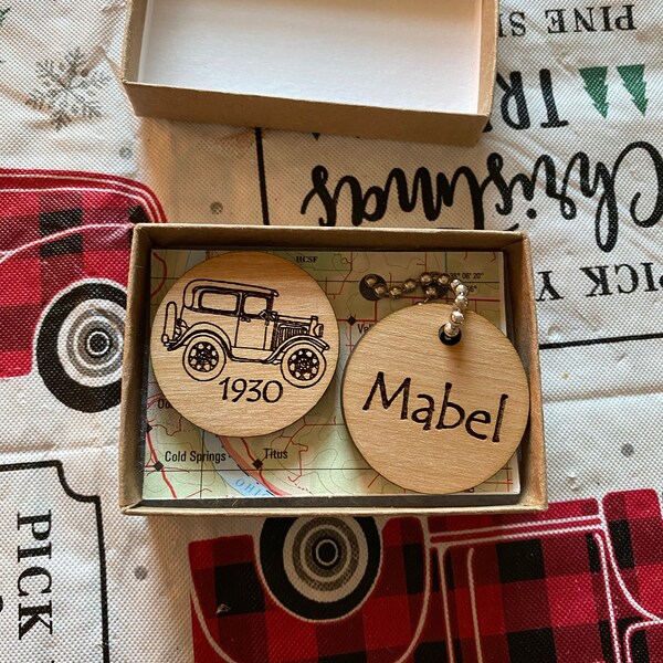Model A Ford Key Chain and Matching Magnet. Seven Models to Choose From ...