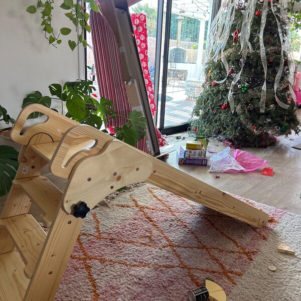 Tippytoe Adult Balance Board Wooden Wobble Board, Yoga Curvy Board ...