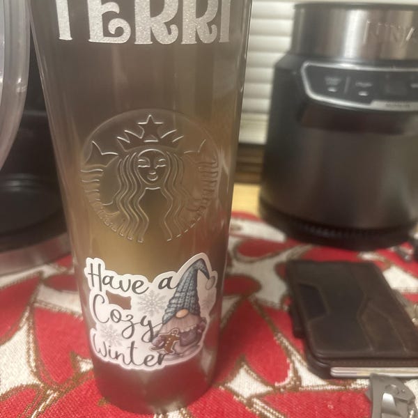 Christmas Eve Box Vinyl Sticker Set, Includes Four Small Snowflakes - Etsy