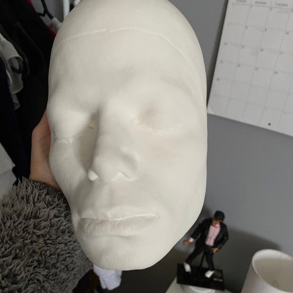 Michael Jackson Life Mask/cast From Thriller Video, Sculptor William ...