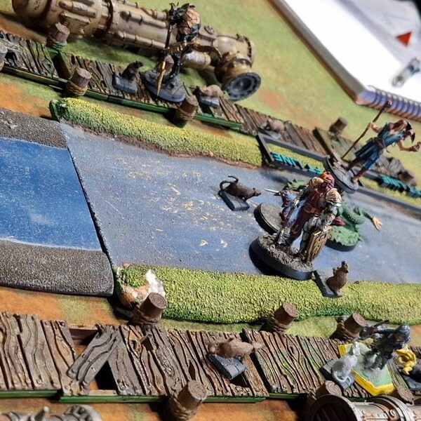 Dungeon Sticks - Ruined Stone Walls (starlink) - 28mm Terrain - Etsy