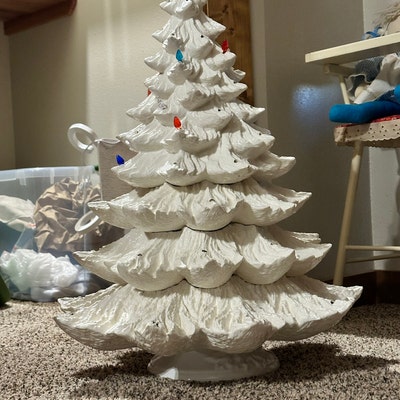 18 Atlantic Ceramic Christmas Tree With Extra Snow Tips - Etsy