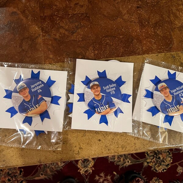 3 Inch Brag Button, Team, Sport, Spirit, Graduation, Basketball ...