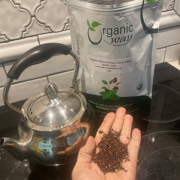 Organic Way Moringa Leaf Powder Herbal Tea Organic, Kosher, USDA ...