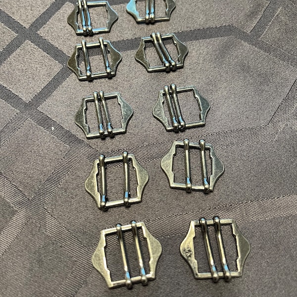 Double Bar Metal Buckle, Trouser Adjuster, Waistcoat Adjuster, Bag ...