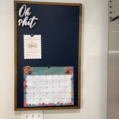 Large Personalized Magnet Board-custom Magnetic Message Board-kids Art ...