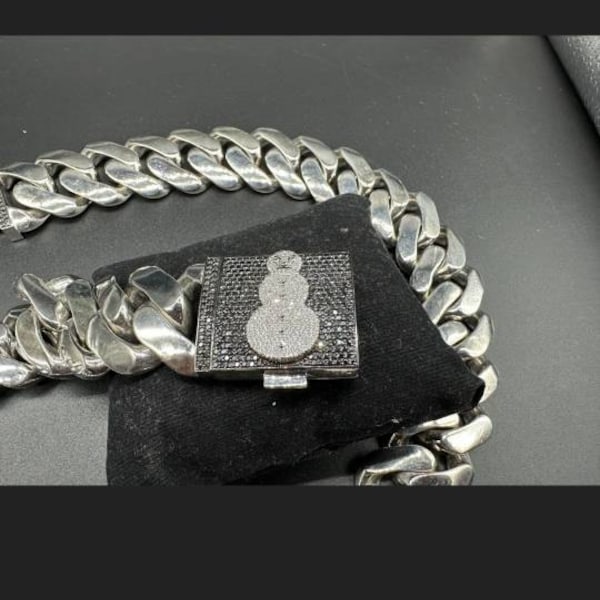 Heavy Quality | 15mm Icy Cuban Link Chain | VVS1 Quality Moissanite ...