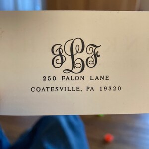 Extra Large Self-inking Address Stamp Custom Wedding | Etsy