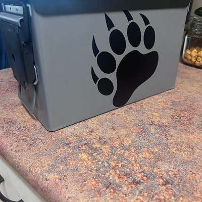 Grizzly Bear Paw Print Brown Bear Vinyl Decal Sticker Car Truck Wall - Etsy