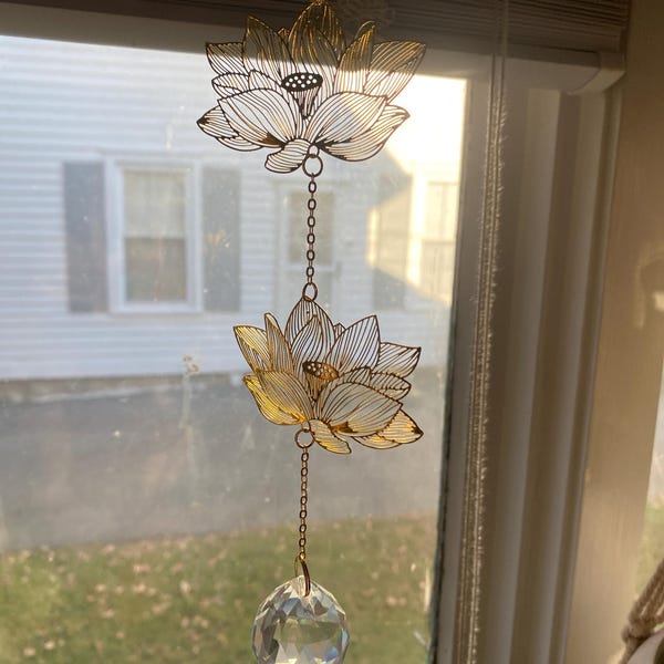 Sunflower Suncatcher Flower Suncatcher | Sun Catcher | Housewarming ...