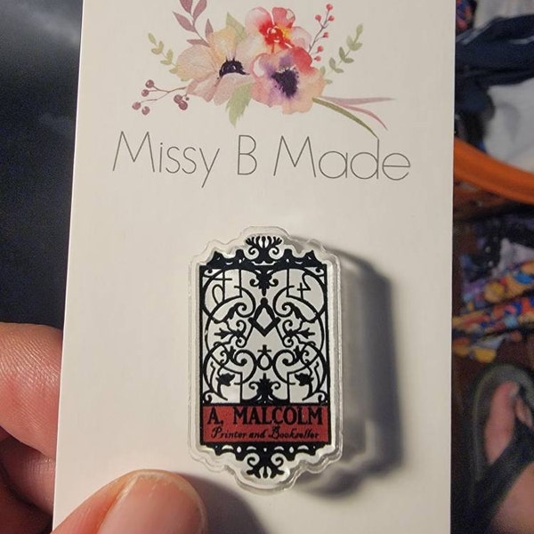 A. Malcolm Printer Sign SVG, PNG, Silhouette Studio File - Outlander ...