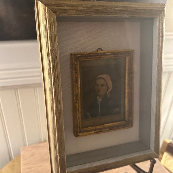 Antique Florentine Frame Madonna Magnificat and Infant Child Jesus Icon ...