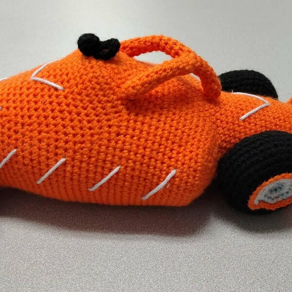 Formula 1 Race Car Amigurumi PDF CROCHET PATTERN F1 Racing Vehicle Toy ...