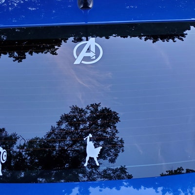 Thor Decal, Marvel Decal, Avengers Decal for Car, Wall Decal, Laptop ...