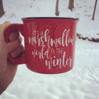 It's A Marshmallow World in the Winter Winter Coffee Mugs Warm and ...