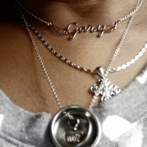 Personalized Triple Name Necklace by Beceff® Stylish High | Etsy