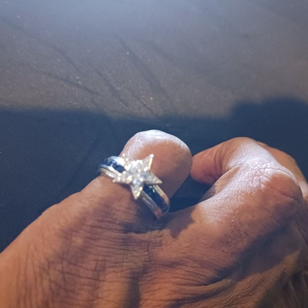 New Dallas Cowboys National Football Championship Ring in 935 Argentium ...