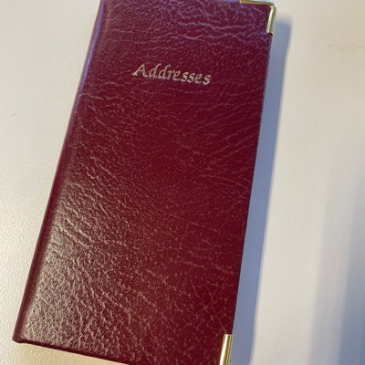 Slim Address Book, Contacts Books , Handbag/breif Case Address Book ...