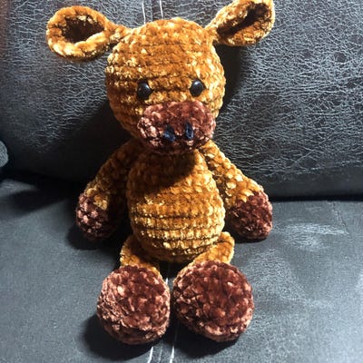 Longhorn Crochet Pattern Longhorn Cow Pattern, Amigurumi Longhorn Cow ...