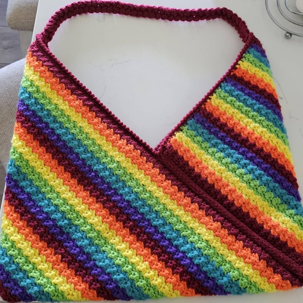 CROCHET PATTERN + VIDEO Just a Rectangle Crochet Danbury Bag Pattern ...