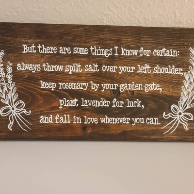 Practical Magic Quote Sign - Etsy