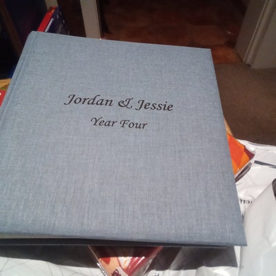 Personalised High Quality Traditional Book Bound Linen Photograph Album ...