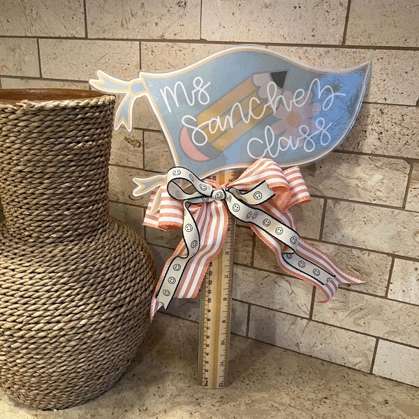 Custom Homecoming Pennant, Football Flag Printable, Digital Cheerleader ...