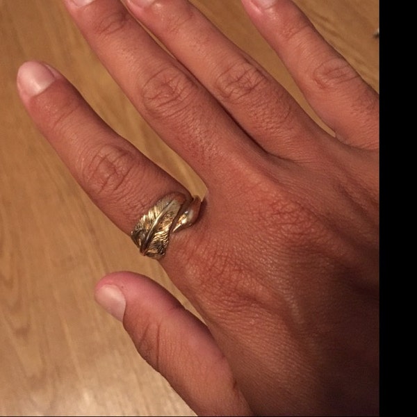 Hare Ring in Silver or Bronze Small Wild Rabbits Adjustable Band Made ...