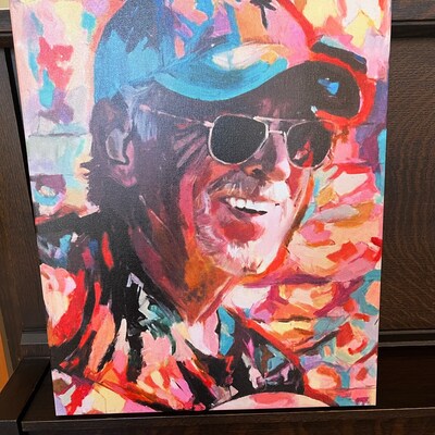 Jimmy Buffett Portrait Art Print. Original Artwork Giclée Print on ...