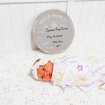 Moon Baby Shower Favor Stickers Moon Baby Shower Labels - Etsy