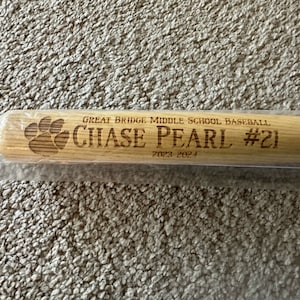 18 Trophy Bat Personalized Baseball Bat Custom Baseball Bat Engraved ...