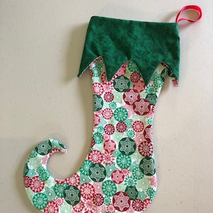 Learn to Sew an Elf Stocking PDF Beginners EASY Christmas Decor DIY ...