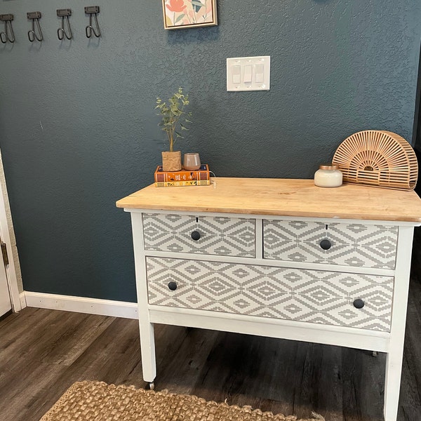 Neera Bone Inlay Stencil - DIY Bone Inlay Designs for Furniture ...