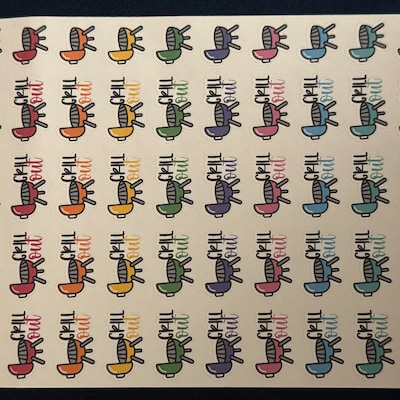 School Activity Planner Stickers, Functional Planner Stickers, Icon ...