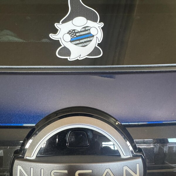 Thin Gold Line Punisher Skull Dispatcher Car Decal. Vinyl Decal. Police ...