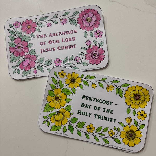30 Flashcards | Orthodox Christian Twelve Great Feasts & Pascha Set ...