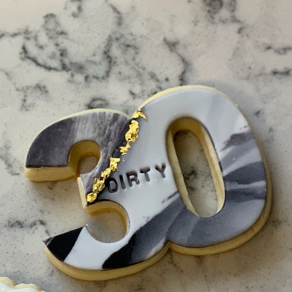 30 Thirty Thirtieth Cookie Cutter and Fondant Cutter and Clay Cutter - Etsy