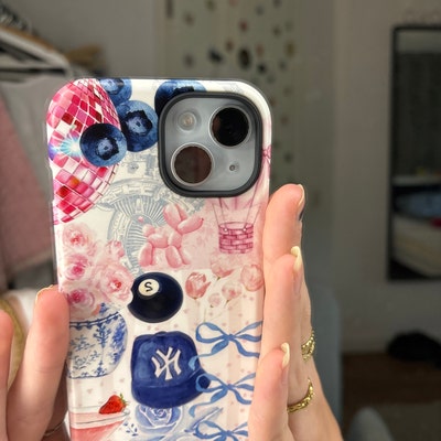 Coconut Girl Collage Aesthetic Phone Case, Ocean Beach Inspired, iPhone ...
