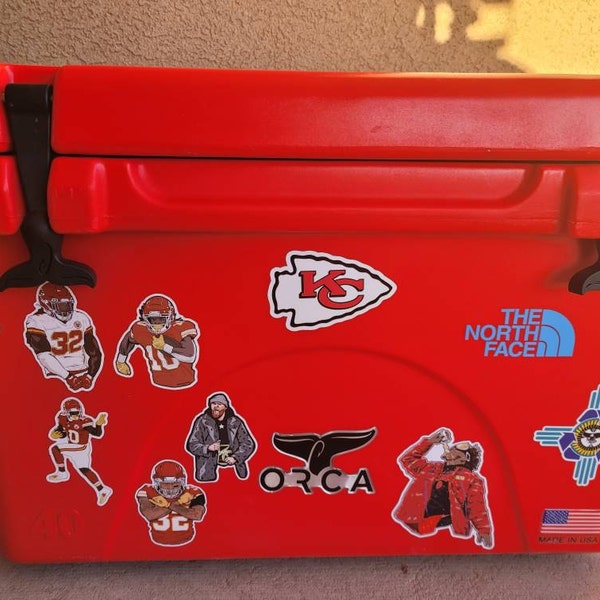 ANDY REID Kansas City Chiefs Sticker Weatherproof Vinyl Hydroflask ...